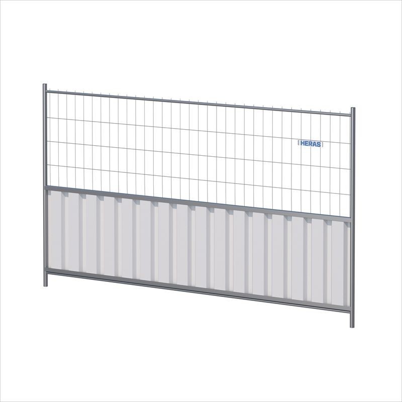 BARRIERE METAL HERAS / 3500X2000MM / SEMI OPAQUE M830 / SANS PLOT